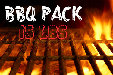 15 lbs bbq pack