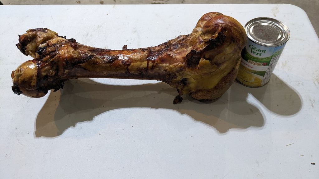 Smoked large dog beef bone