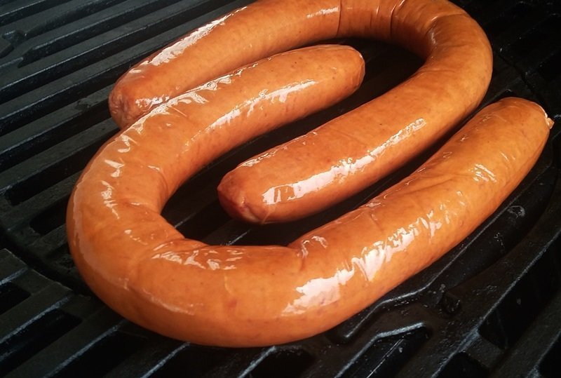 Smoked sausage coil - 1 lbs